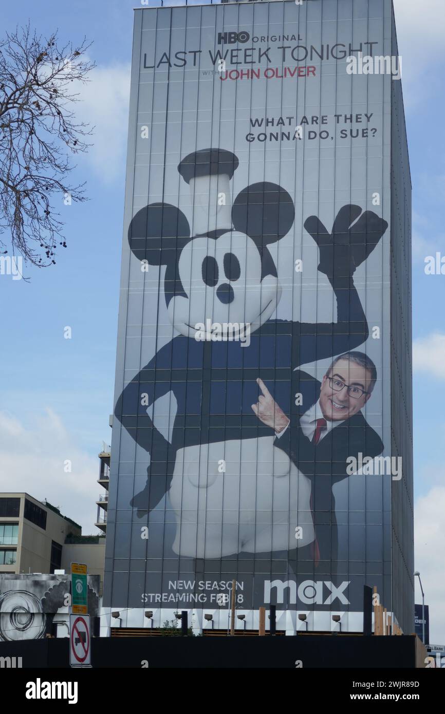 Los Angeles, California, USA 14th February 2024 Last Week Tonight with ...