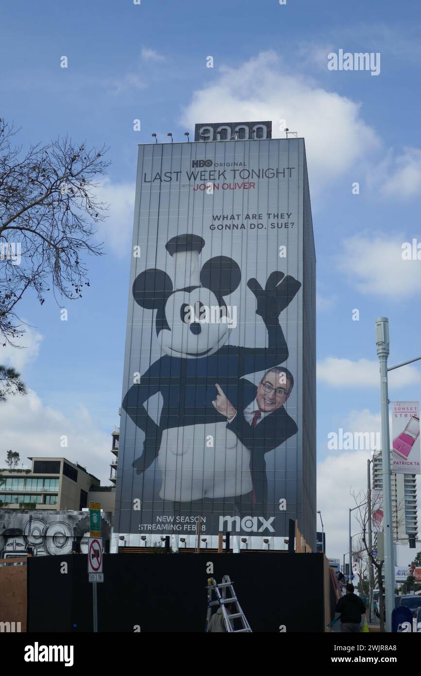 Los Angeles, California, USA 14th February 2024 Last Week Tonight with ...