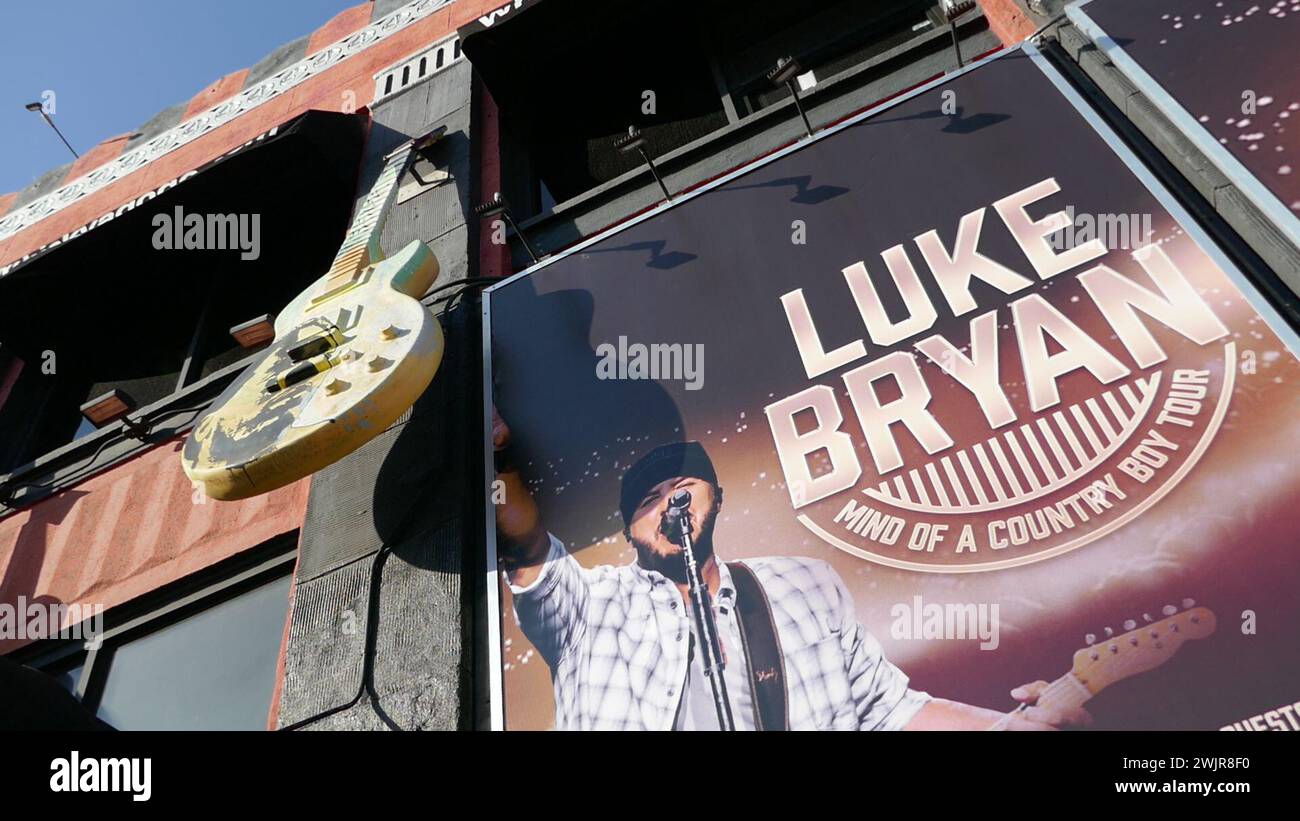 Los Angeles, California, USA 14th February 2024 Luke Bryan Concert ...