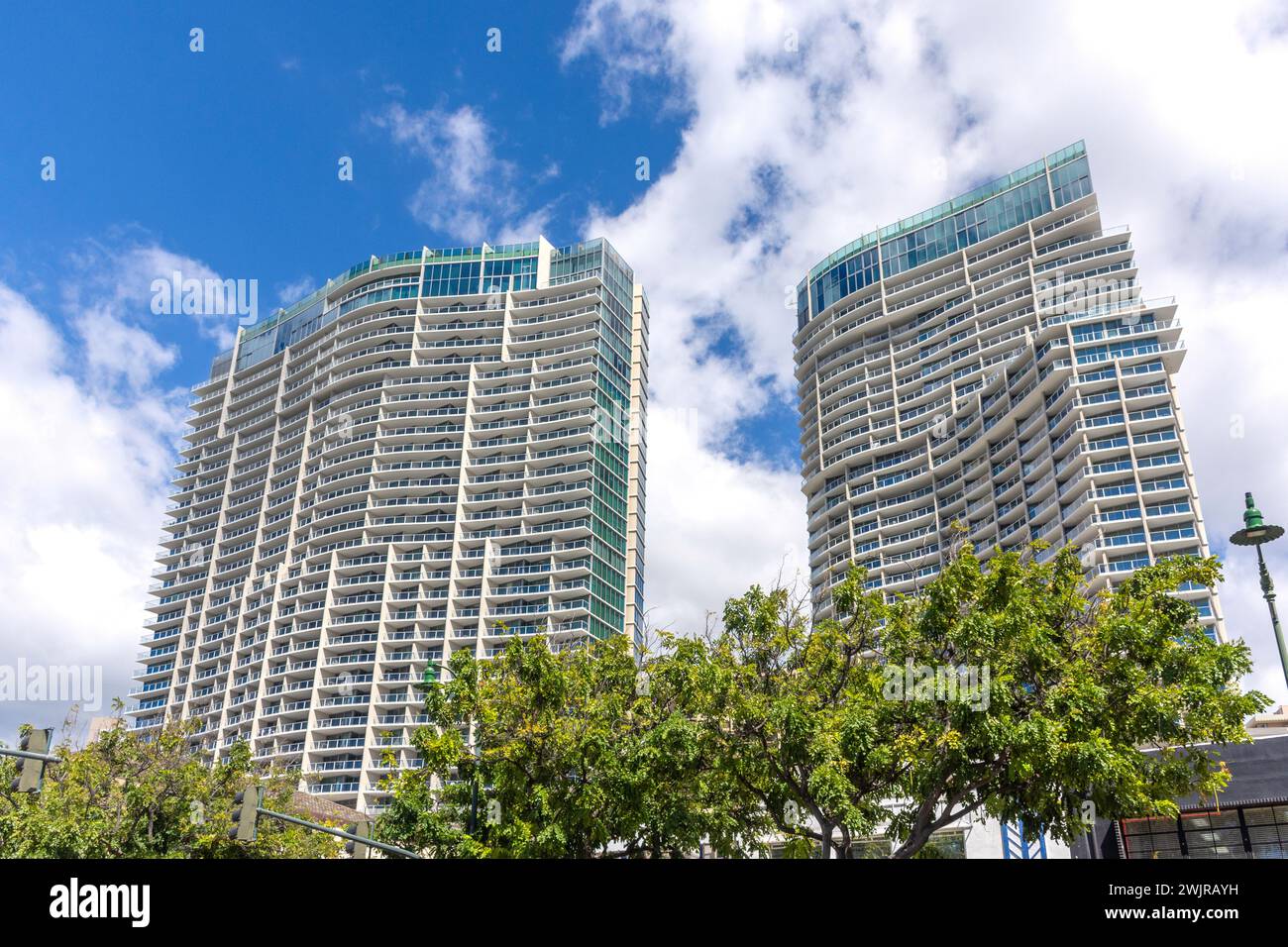 High rise unusual architecture modern apartment block from apatm hi-res ...