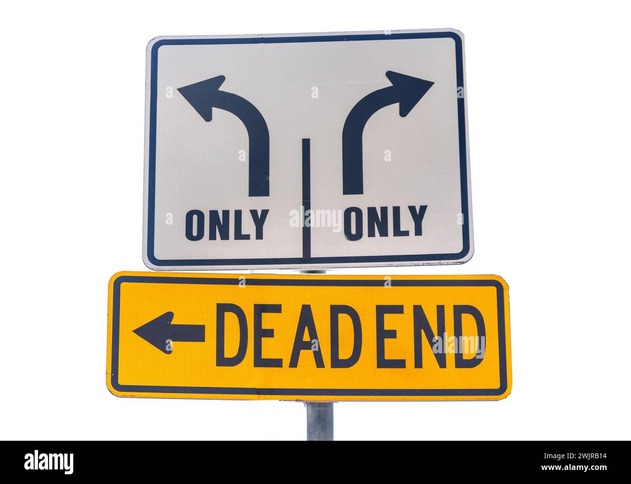 Cut out cut out dead end direction directions amusing traffic si hi-res ...
