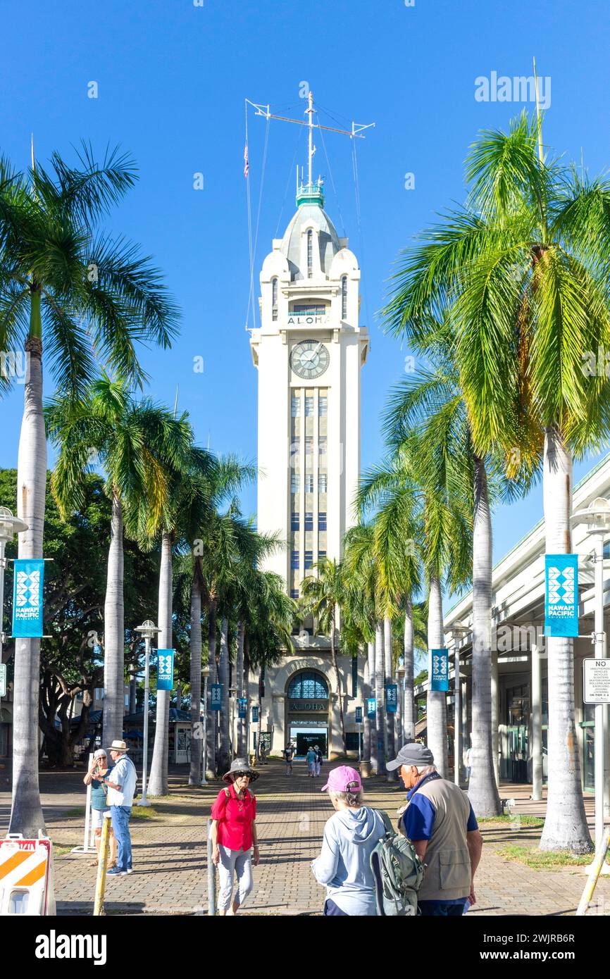 Aloha tower hi-res stock photography and images - Alamy