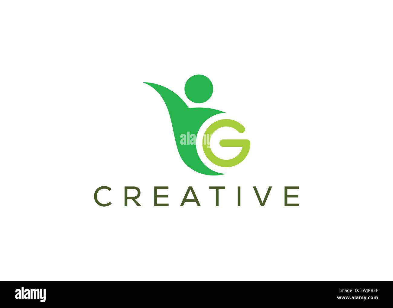 Letter G man vector logo design template Stock Vector Image & Art - Alamy