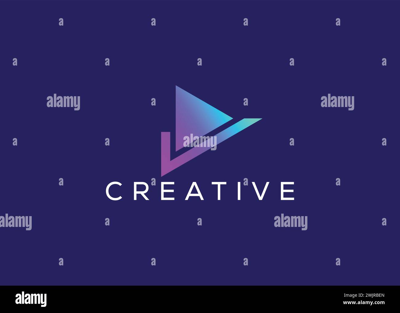 Minimalist check mark logo hi-res stock photography and images - Alamy