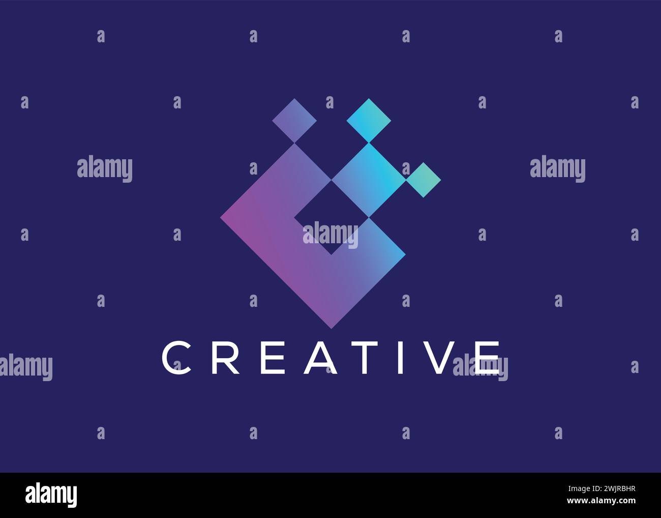 Minimalist And Modern Technology Logo Design Vector Template Creative