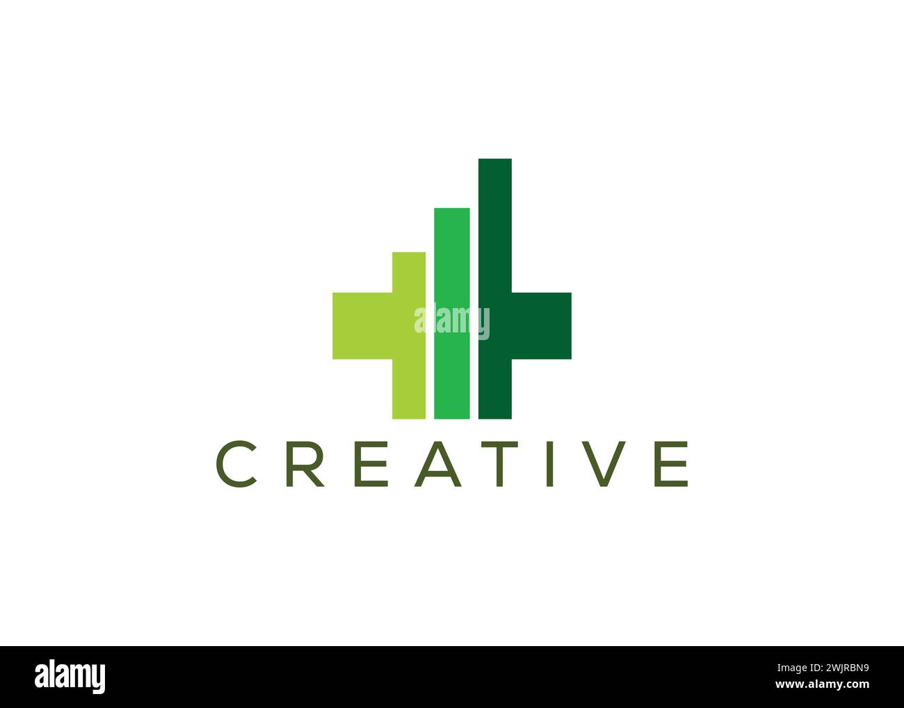 Minimal plus graph logo hi-res stock photography and images - Alamy