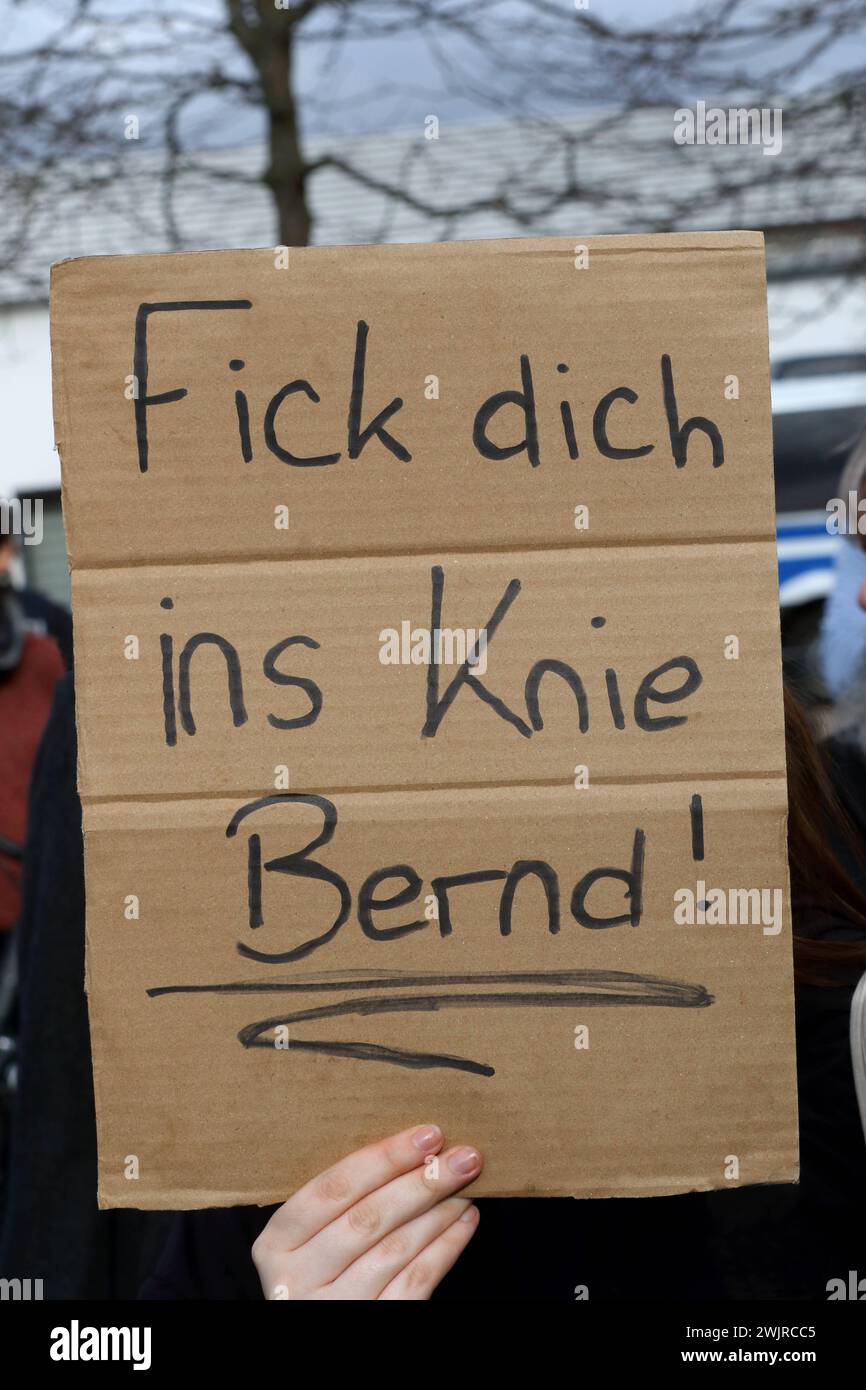 Demonstration unter dem Motto ãNie wieder ist jetzt C für Demokratie, gegen FaschismusÓ ...