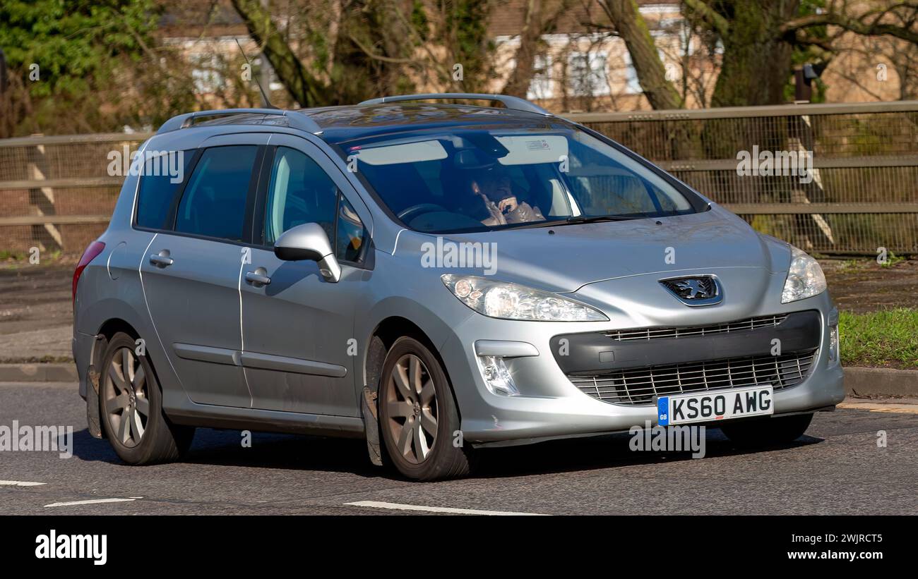 Silver peugeot hi-res stock photography and images - Alamy