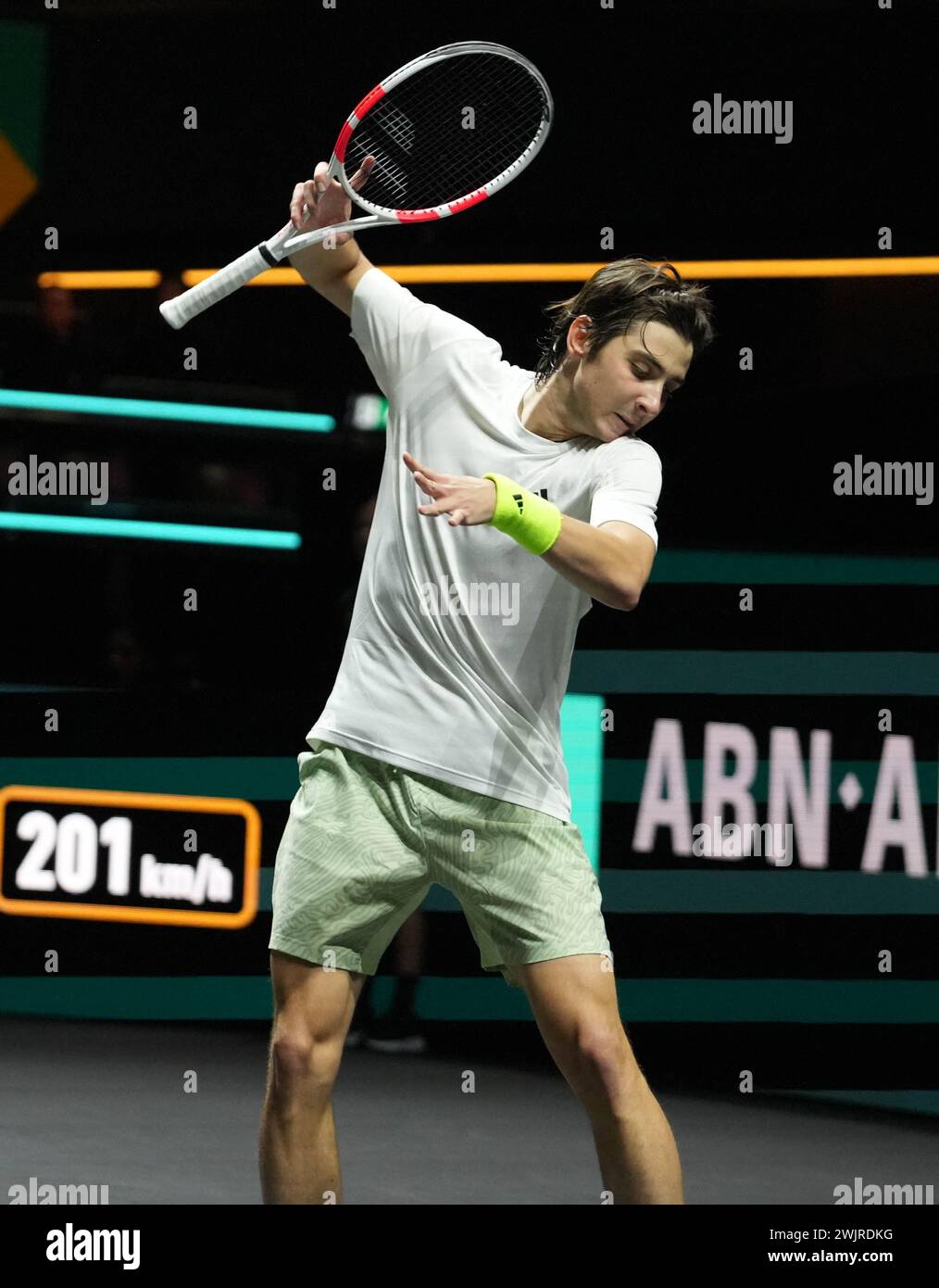 Alexander Shevchenko of Kazakhstan during the ABN Amro Open 2024, ATP ...