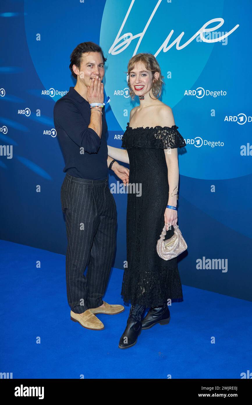 Tim Oliver Schultz und Lia von Blarer - ARD Blue Hour Party im Rahmen ...
