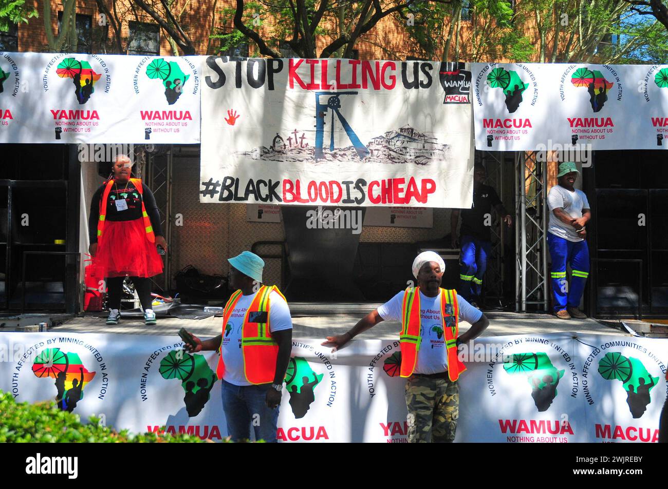 Mining Affected Communities United in Action (MACUA) protesting in ...