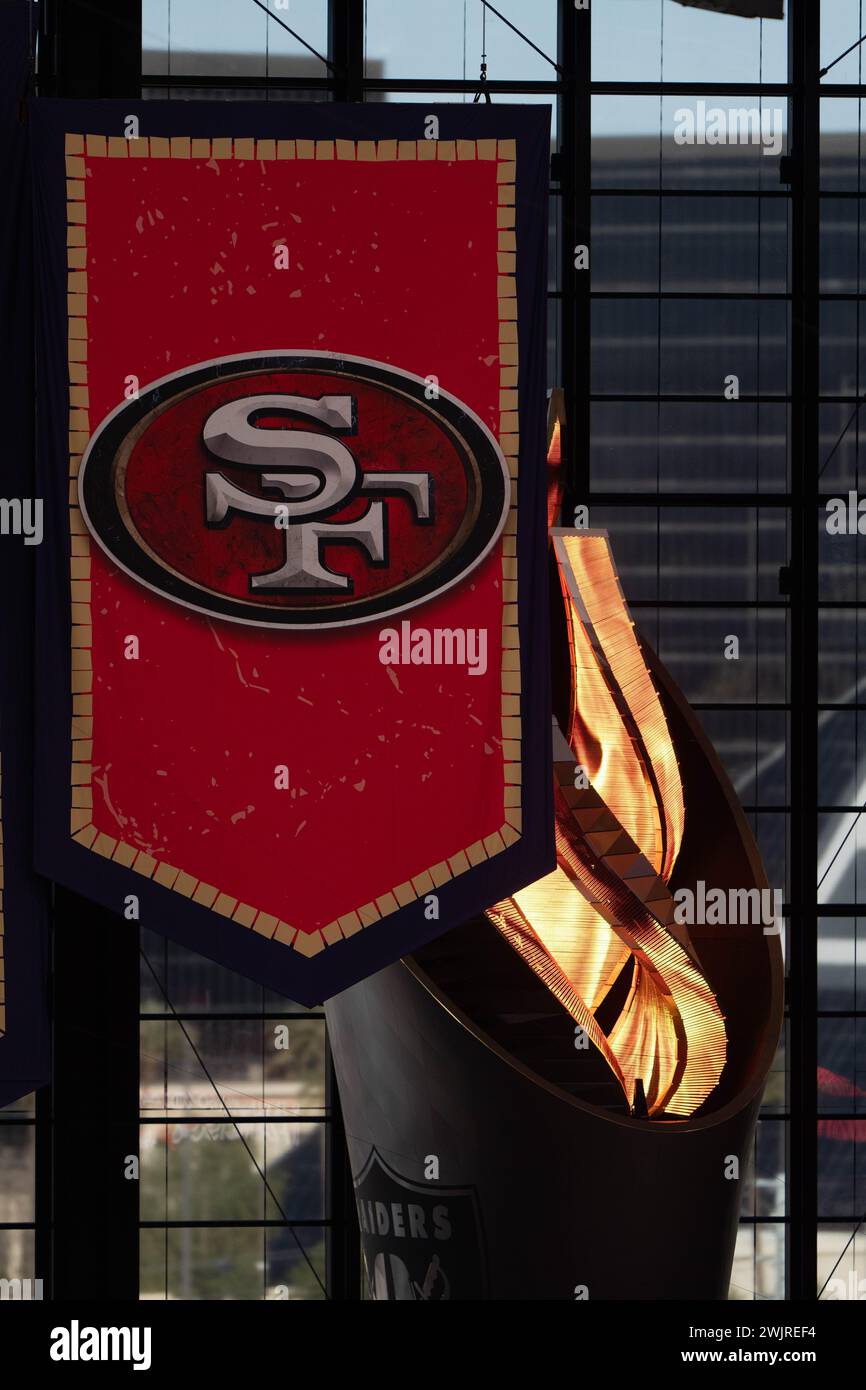 Feb 11, 2024; Las Vegas, Nevada, USA; General view of the San Francisco ...