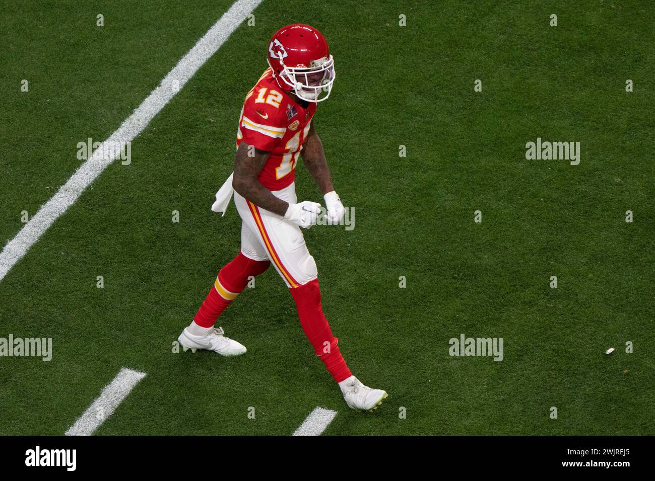 Kansas city chiefs wide receiver mecole hardman jr hi-res stock ...