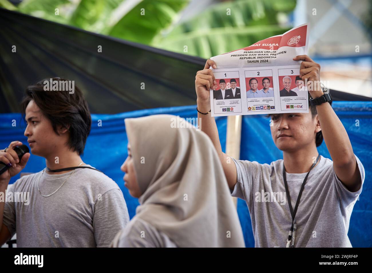 Aceh, Indonesia - 14 February 2024: Election Officials and witness ...