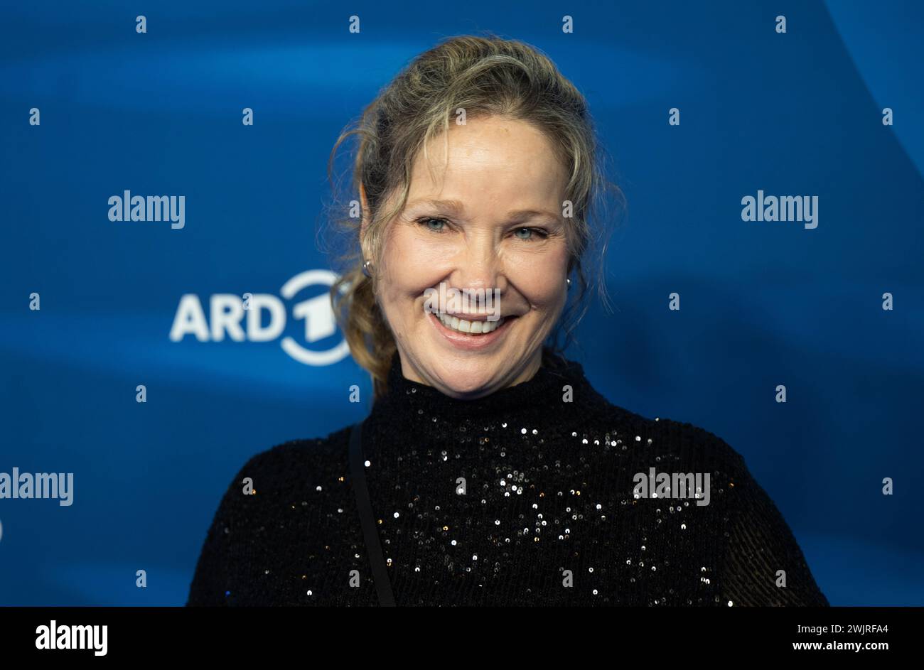 16 February 2024, Berlin: Ann-Kathrin Kramer comes to the ARD Blue Hour ...
