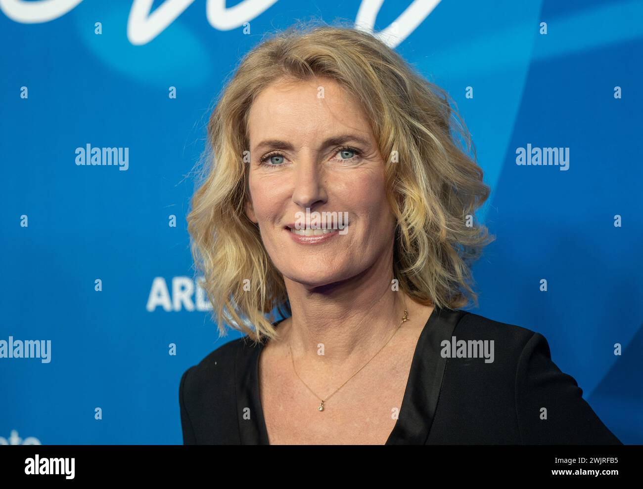 16 February 2024, Berlin: Maria Furtwängler comes to the ARD Blue Hour ...