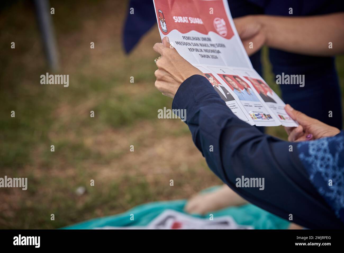Aceh, Indonesia - 14 February 2024: Election Officials and witness ...