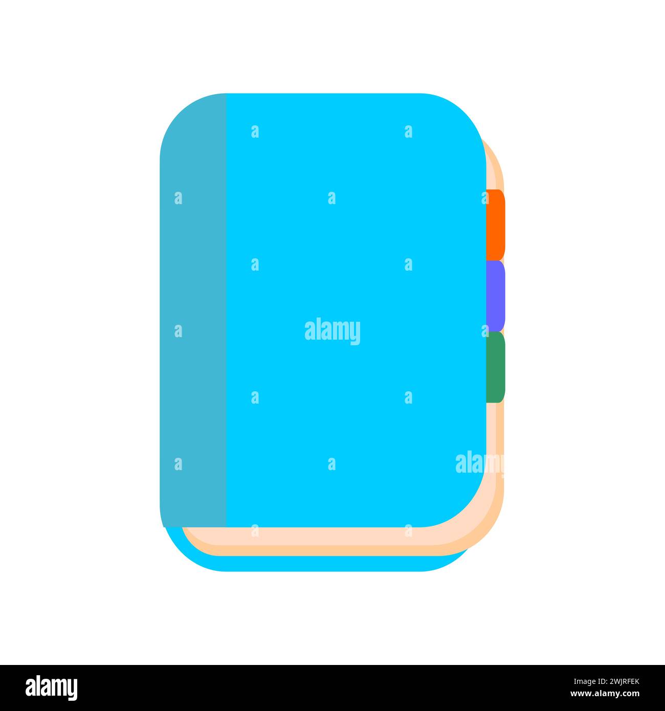 Personal Organizer notebook agenda. vector illustration Stock Vector Image & Art - Alamy