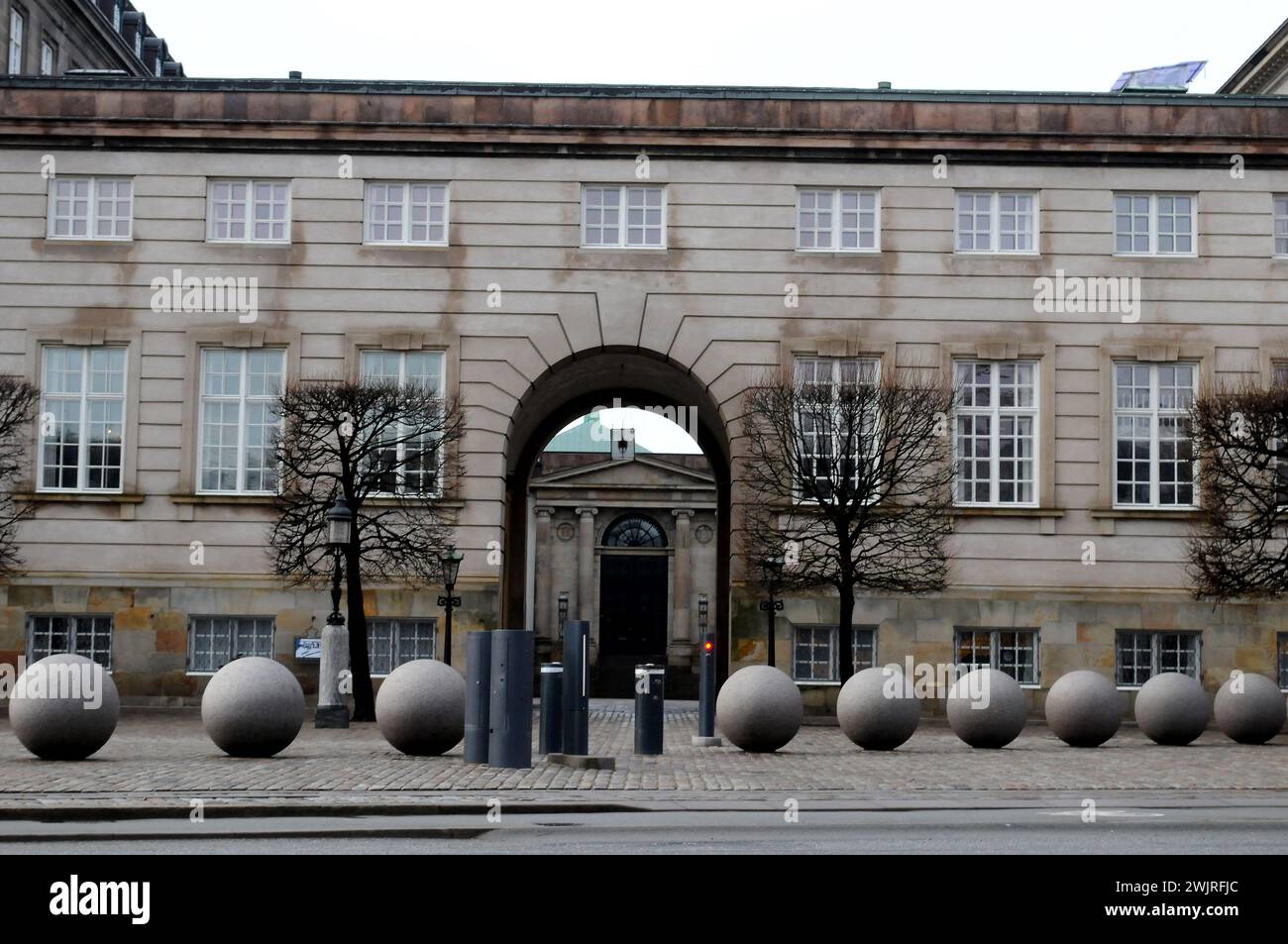 Copenhagen, Denmark /16 February 2024/. View of danish supreme court ...