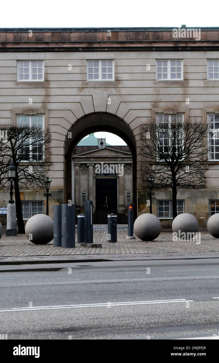 Copenhagen, Denmark /16 February 2024/. View of danish supreme court ...