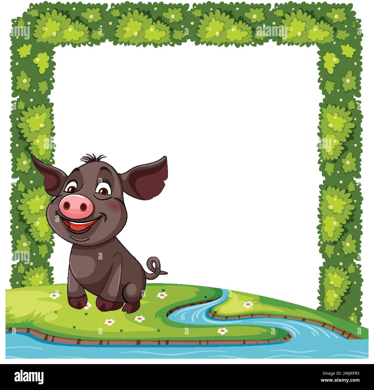 Leafy scene Cut Out Stock Images & Pictures - Alamy