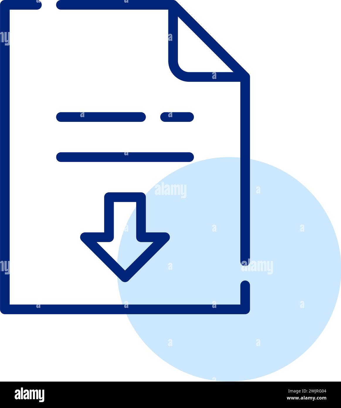 Downloading text file on your computer. Pixel perfect, editable stroke ...