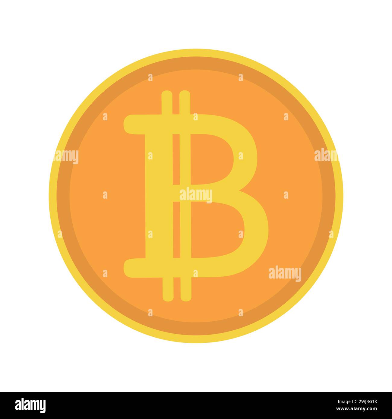 Bitcoin sign. Bitcoin icon sign payment symbol. Cryptocurrency logo ...