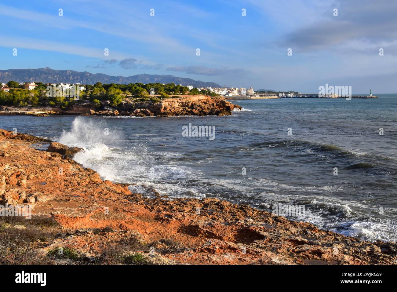 Gran Recorrido GR 92, Costa Dorada, Spain Stock Photo - Alamy