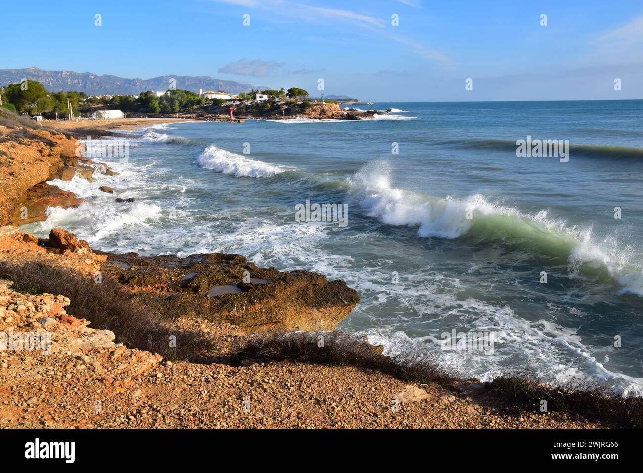 Gran Recorrido GR 92, Costa Dorada, Spain Stock Photo - Alamy