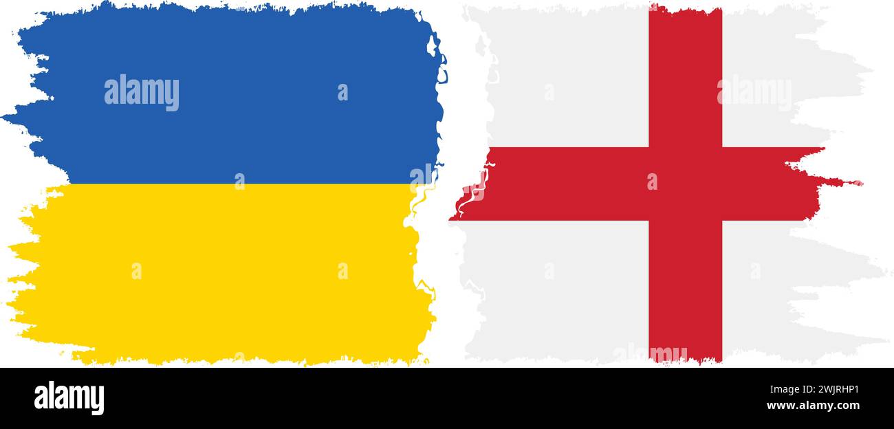 England ukraine flag Stock Vector Images - Alamy