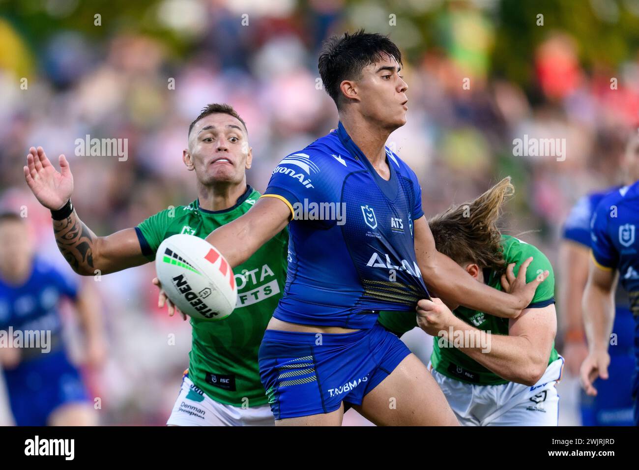 Sydney, Australia. 17th Feb, 2024. Blaize Talagi of the Parramatta Eels ...