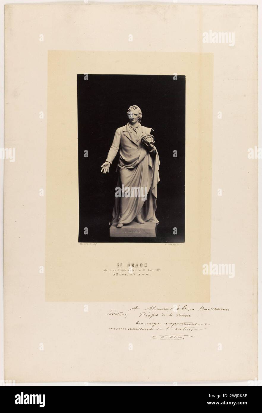 Anonymous. FS Arago / Bronze statue erected on August 31, 1865 / A ...