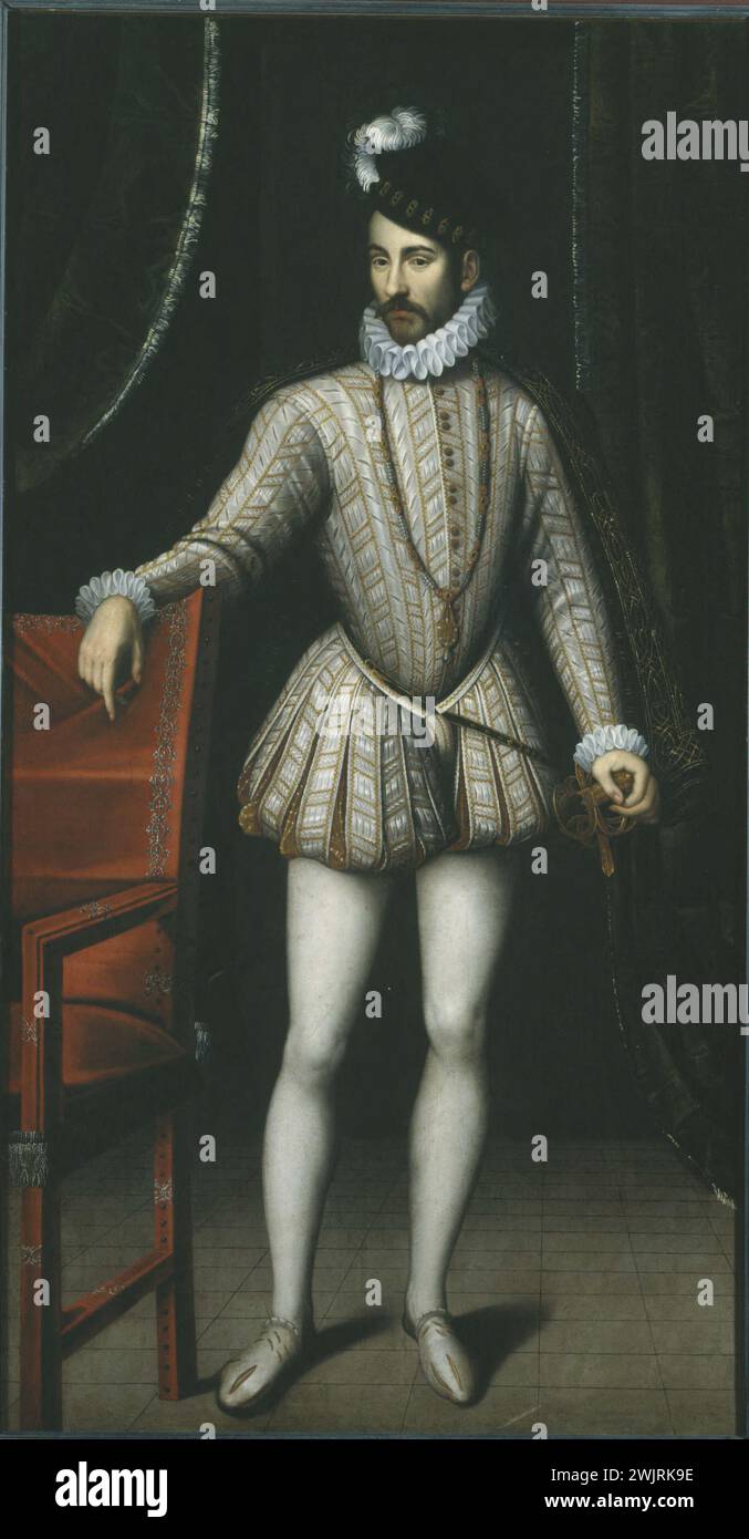 Workshop by François Clouet. "Charles IX (1550-1574), king of France ...