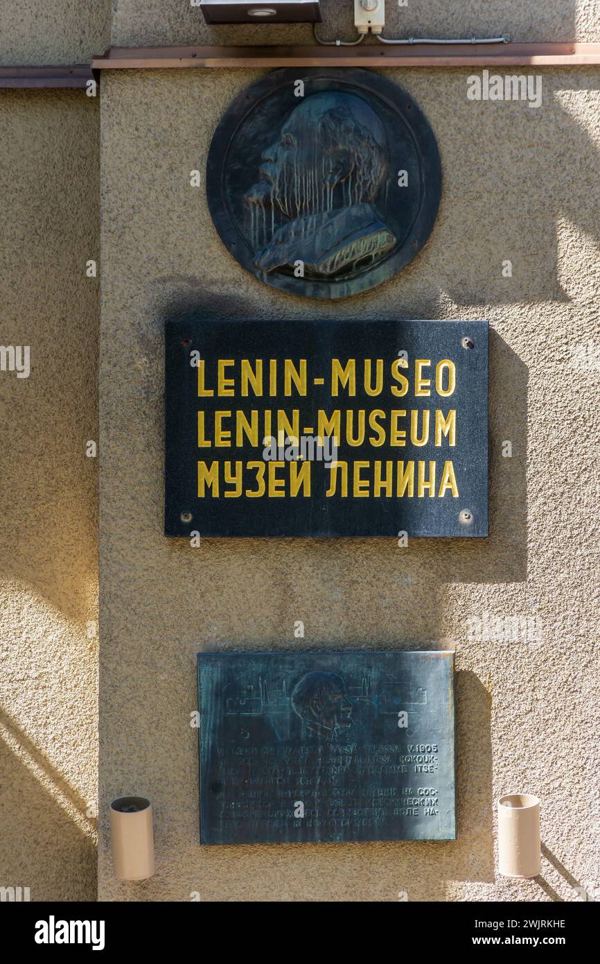 Lenin plaque hi-res stock photography and images - Alamy