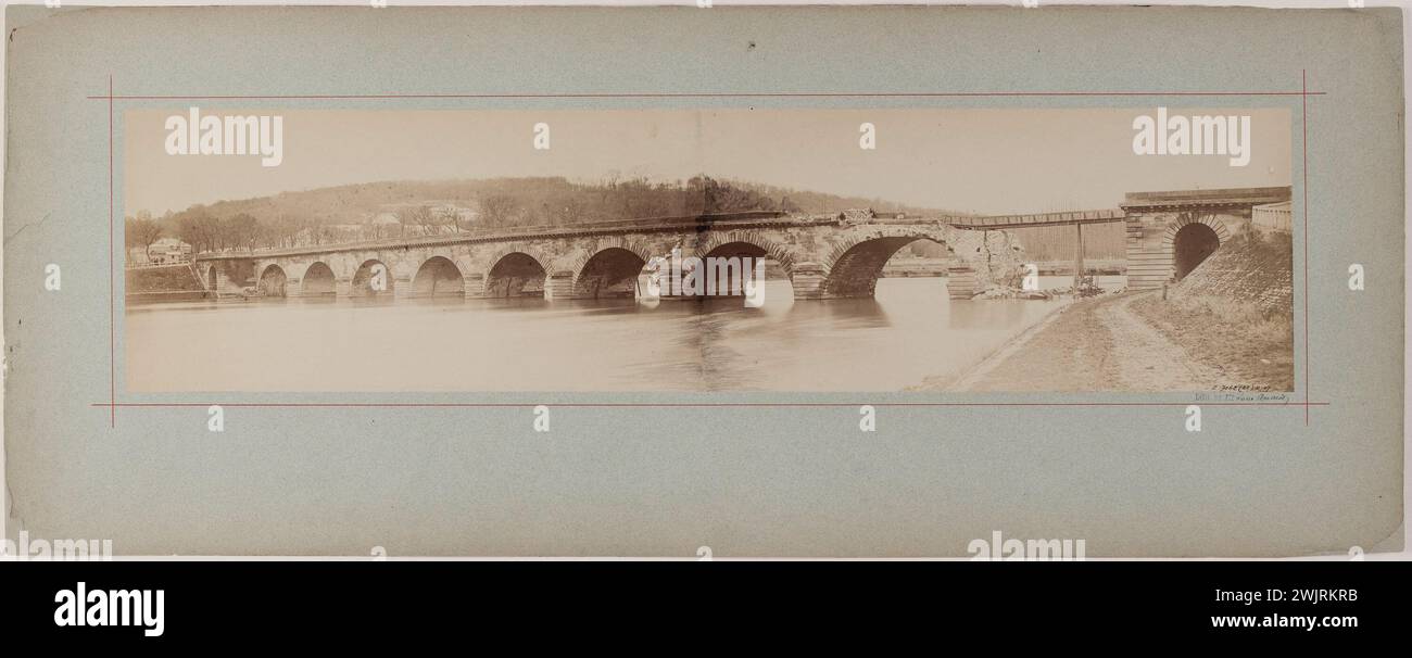 Defense of Paris 1870-1871: National Guard. Panorama: View of a ...