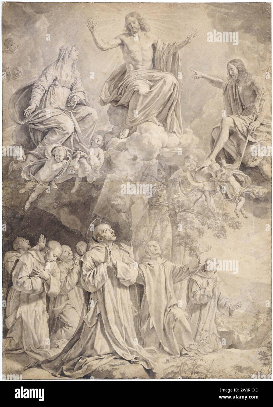 Philippe de Champaigne (1602-1674). "The vision of Dom Jean Le ...