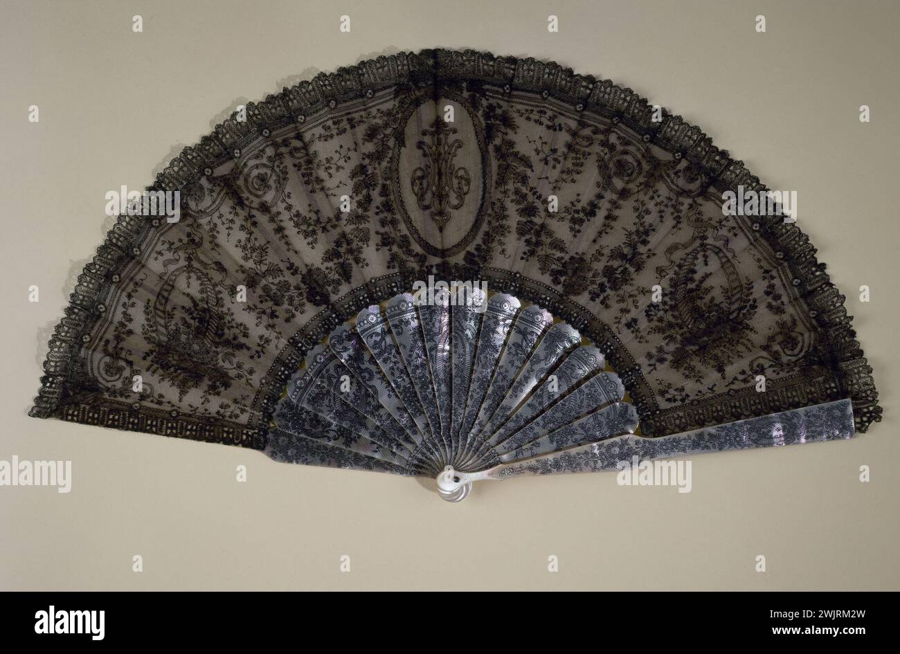 Events folded in lace, the quantified medallion. Hand whipped sheet ...