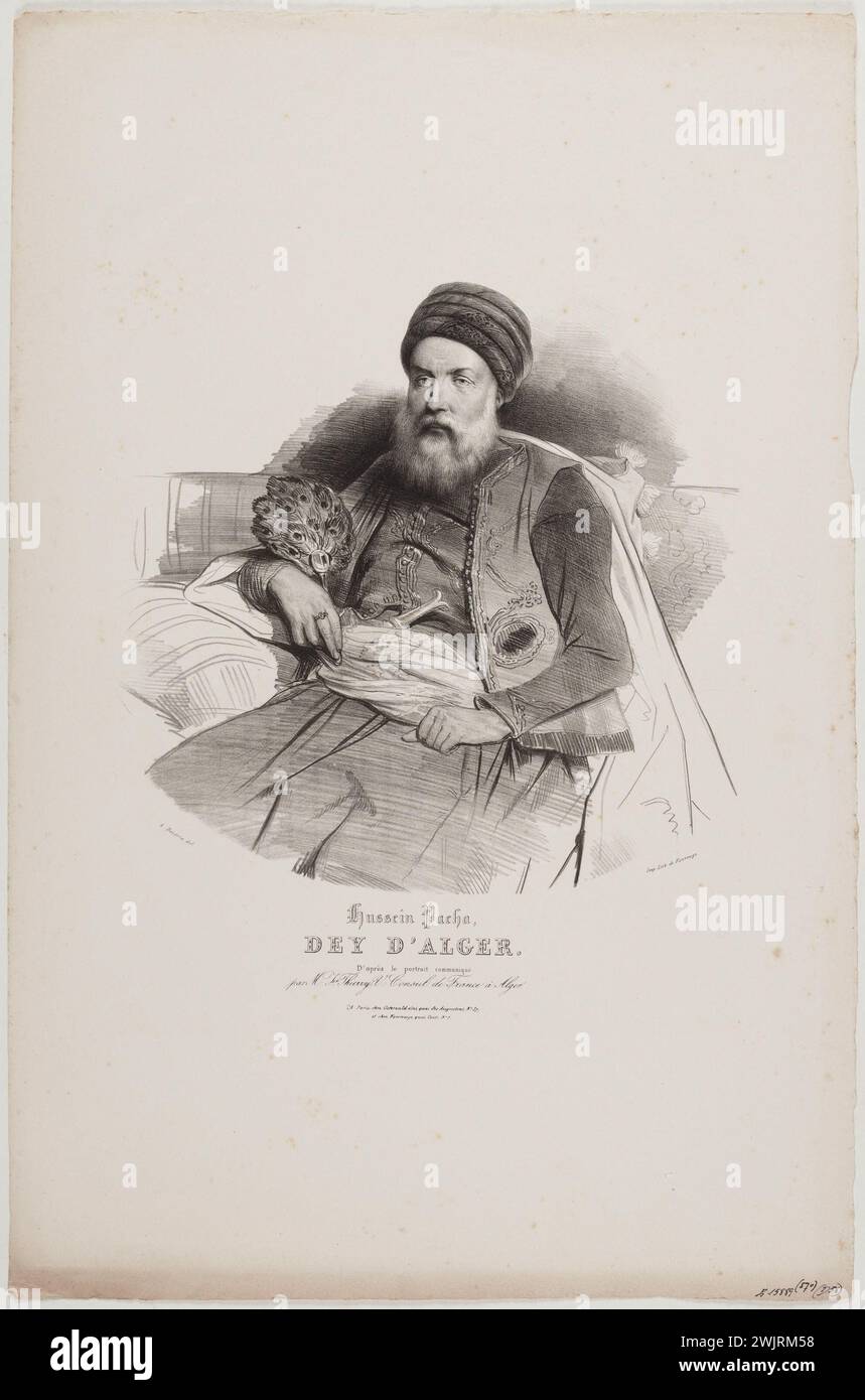 Achille Devéria (1800-1857), French engraver, and Antoine Adolphe ...