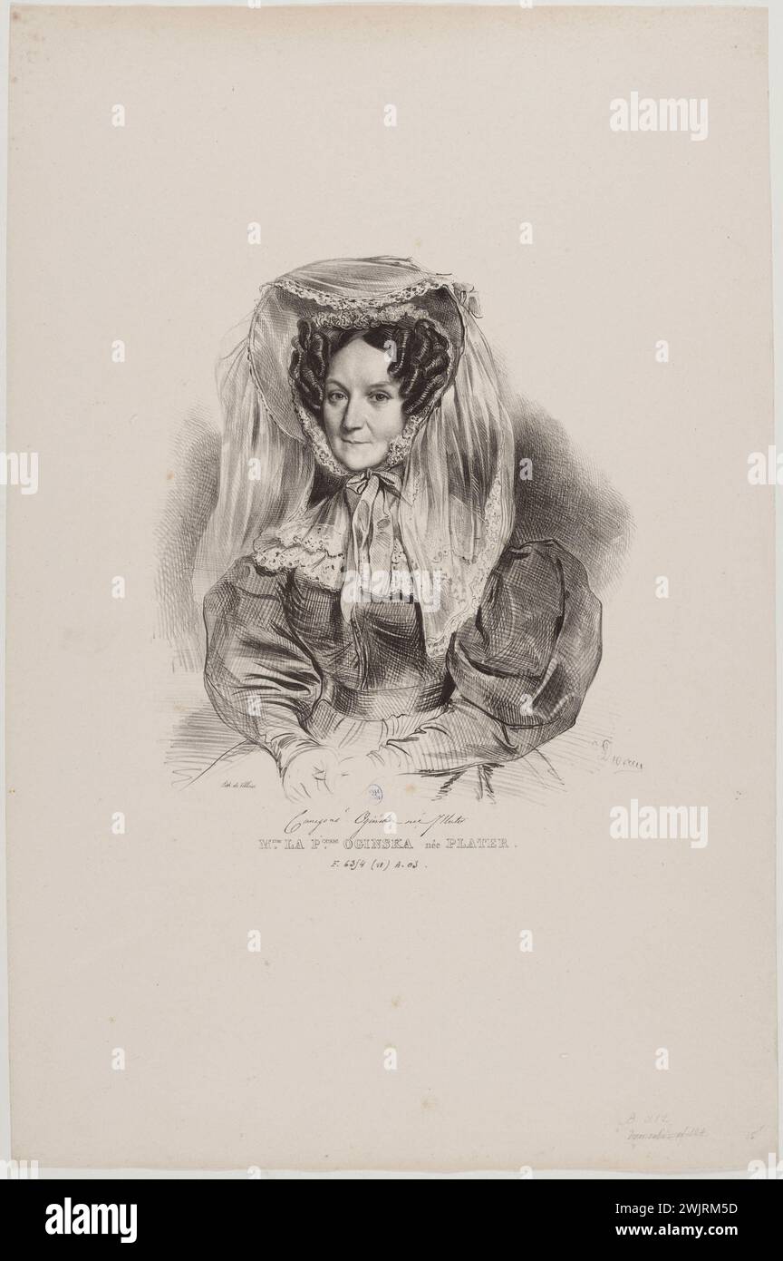 Achille Devéria 1800 1857 French Engraver And Jean François Villain