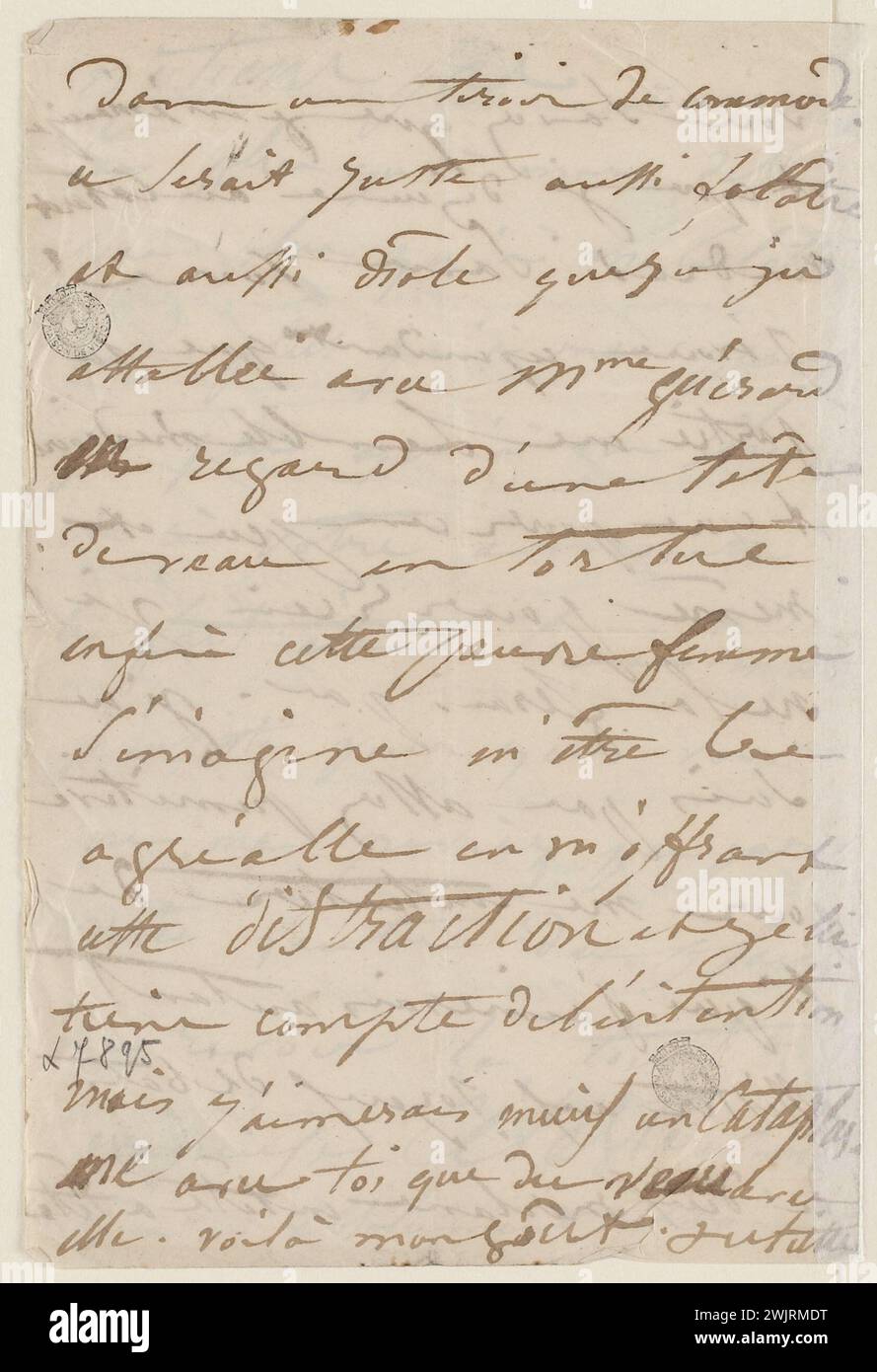 Juliette Drouet to Victor Hugo; May 5 Wednesday morning 7:45 am [1847 ...