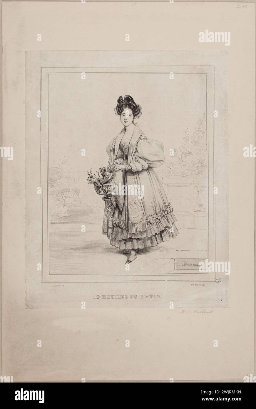 Achille Devéria (1800-1857), French engraver and Antoine Adolphe ...