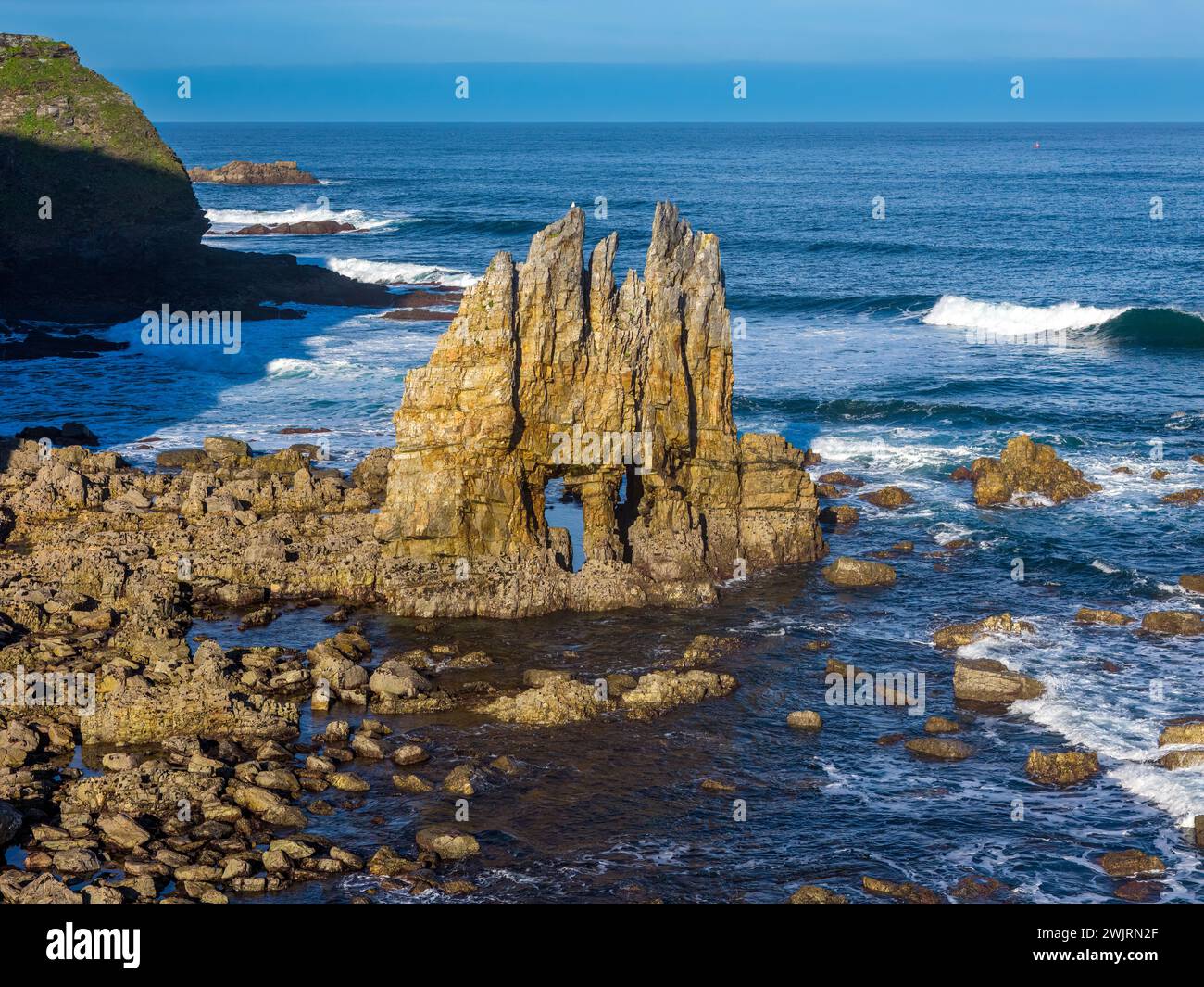 Playa de Portizuelo, Luarca, Asturias, Spain Stock Photo - Alamy