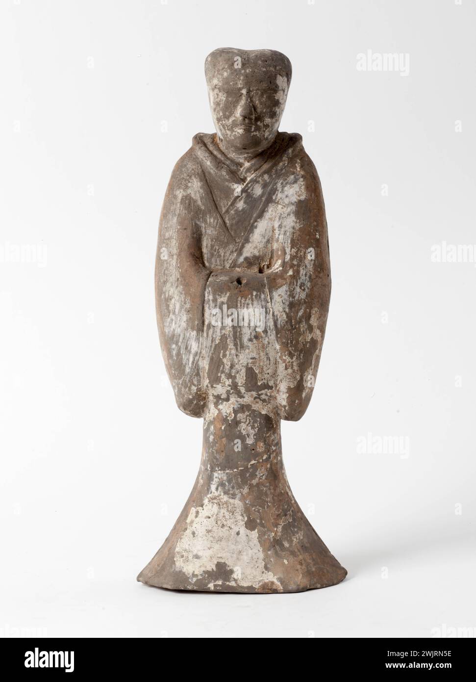 Mingqi: Lady standing ". Terracotta, traces of white coating. Han ...