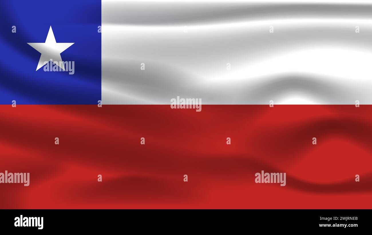 nation flag symbol of chile Stock Photo - Alamy