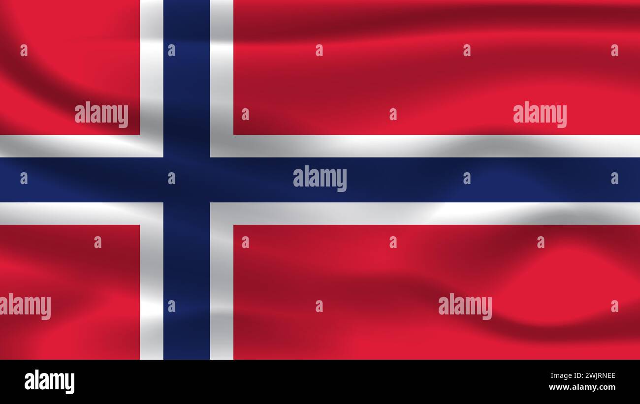 flag sign symbol country of Norway Stock Photo - Alamy