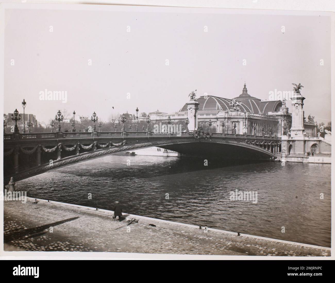 Anonymous, Pont Alexandre-III and the Grand Palais, from the Quai d ...