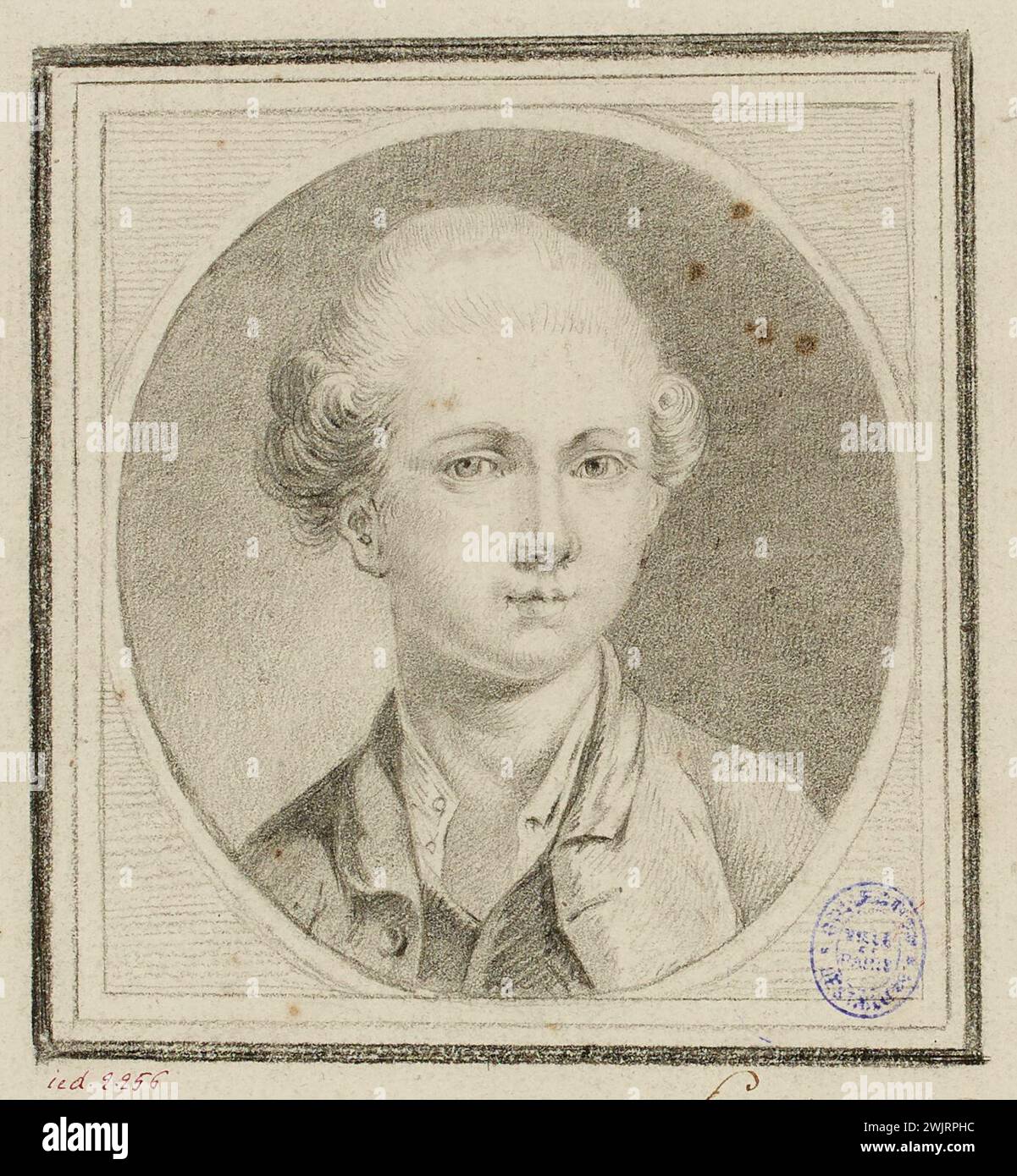 Queslin, from (Monsieur), portrait of Pierre Alexandre Wille fils ...