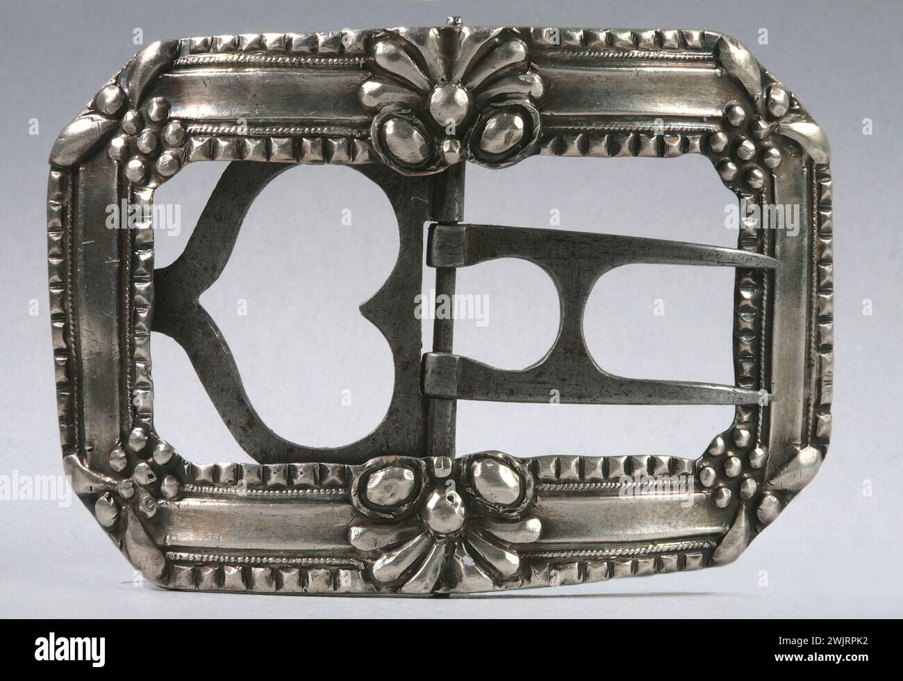 Silver loop 950/1000th, from 1838. GAL 1990-148-26 Stock Photo - Alamy