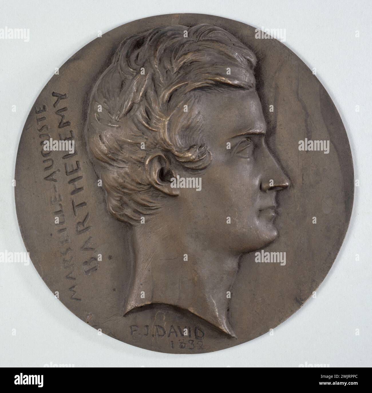 Pierre-Jean David d'Angers (1788-1856). "Auguste Marseille Barthélémy ...