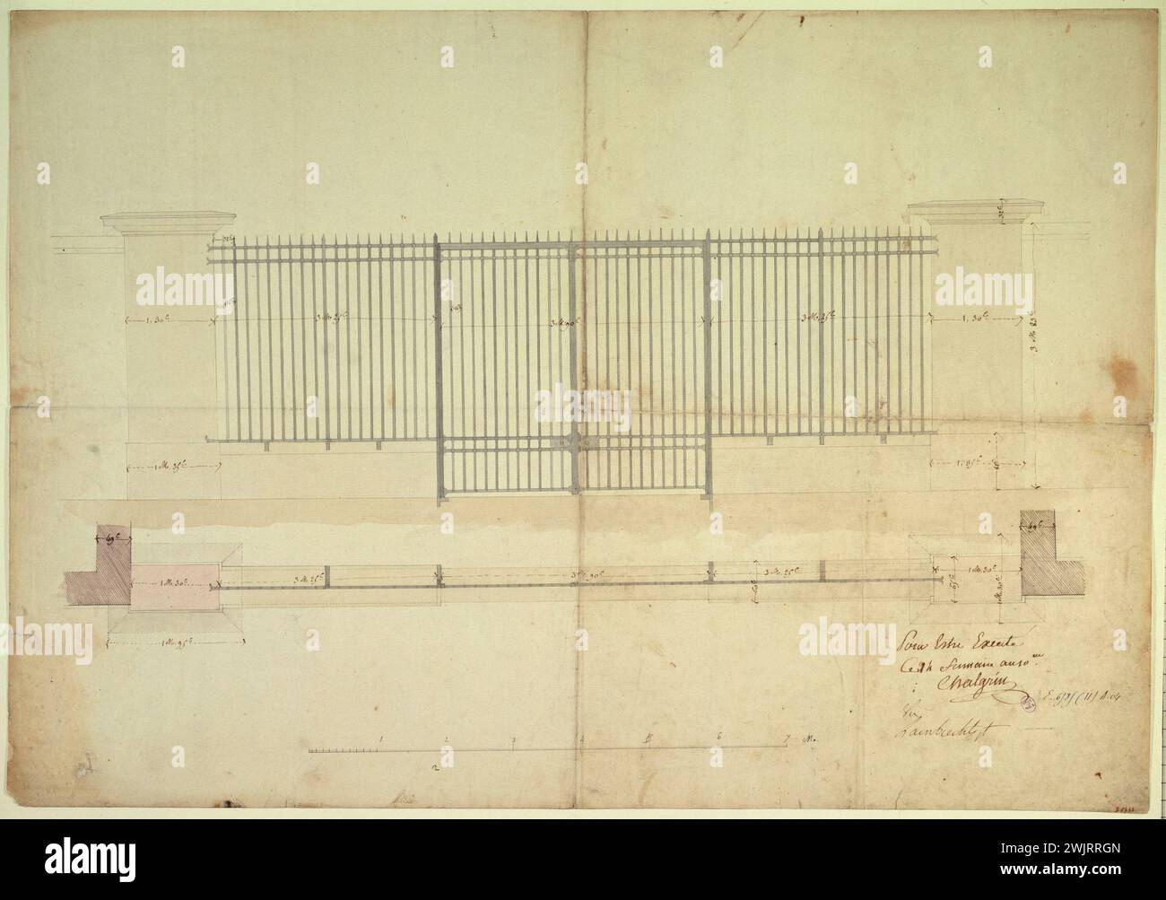 Jean-François-Thérèse Chalgrin (1739-1811), French architect. Grid ...